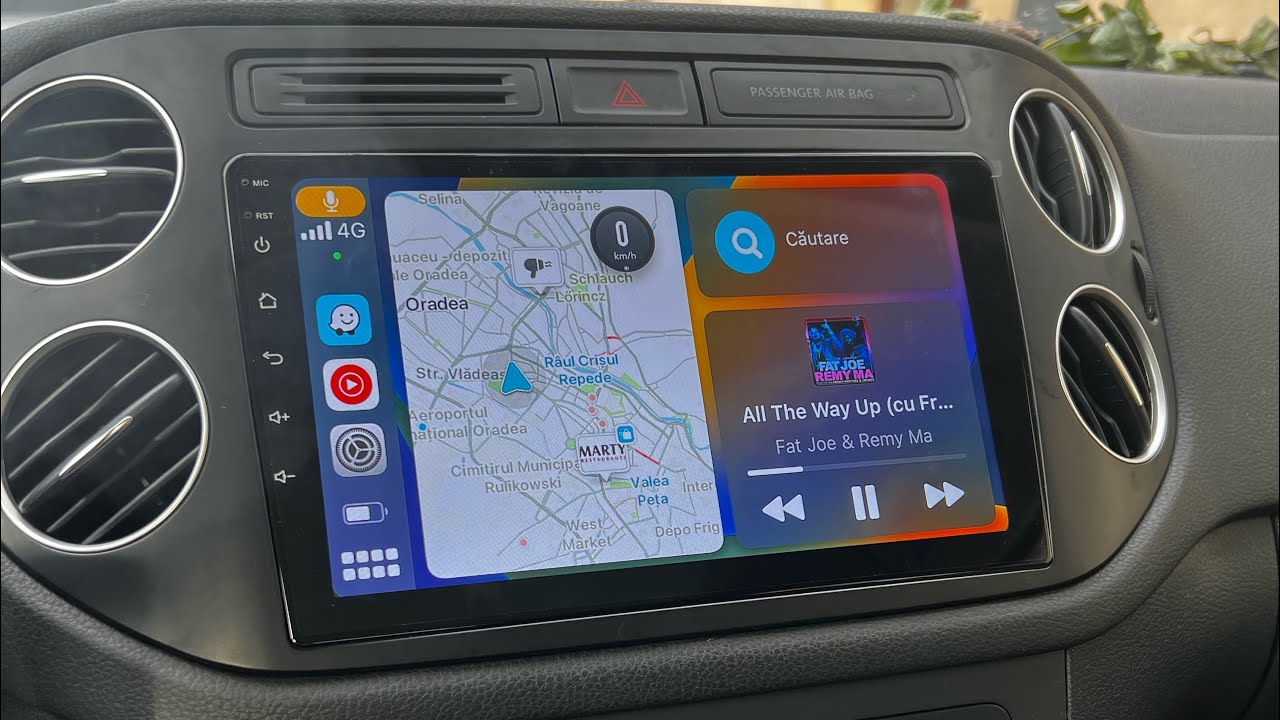Install android radio gps Volkswagen Tiguan 8gb ram with Apple CarPlay ...