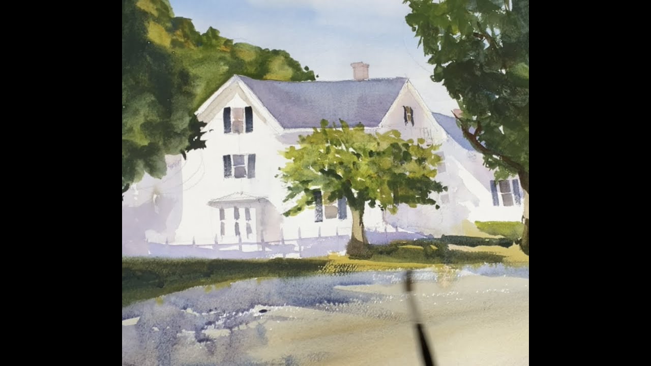 Easy Watercolor with Paul George, a great street scene - YouTube