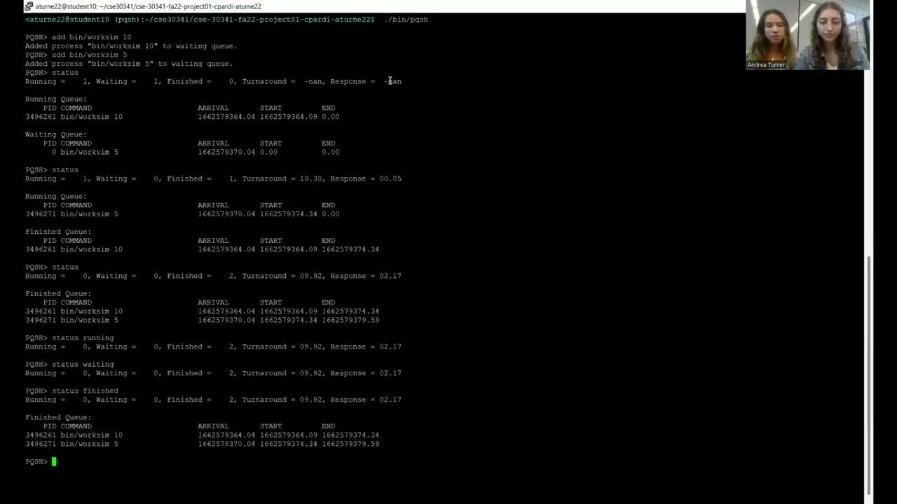 OS Process Queue Shell Project - YouTube