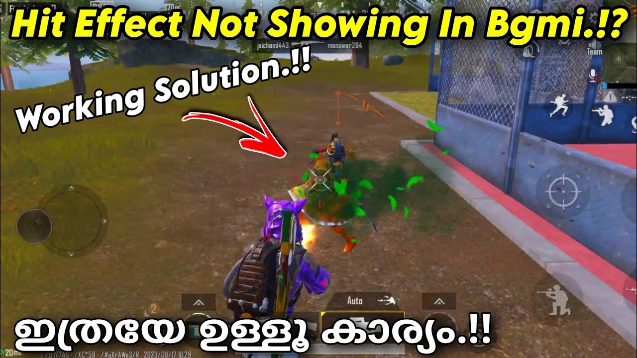 Hit Effect Not Showing In Bgmi | Hit Effect Problem In BGMI - Brutus ...