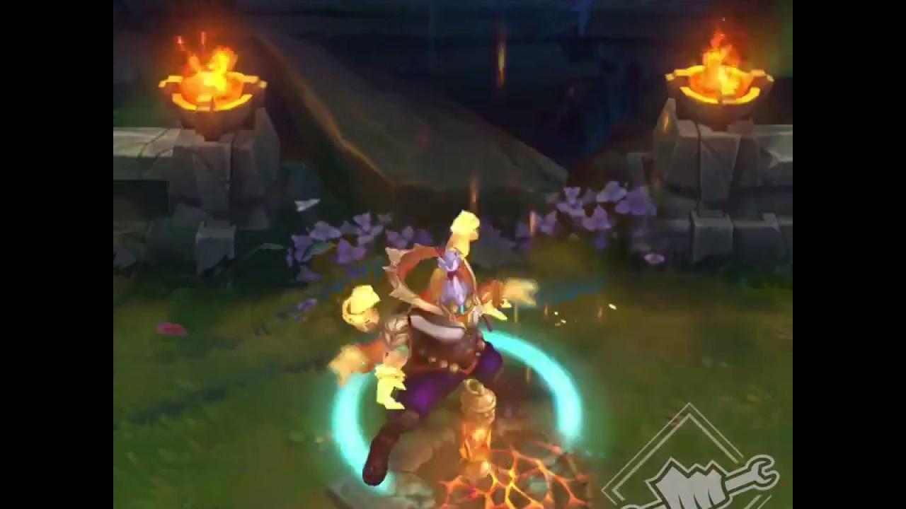 GOD STAFF JAX LEAGUE OF LEGENDS SKIN PREVIEW | December 2017 - YouTube