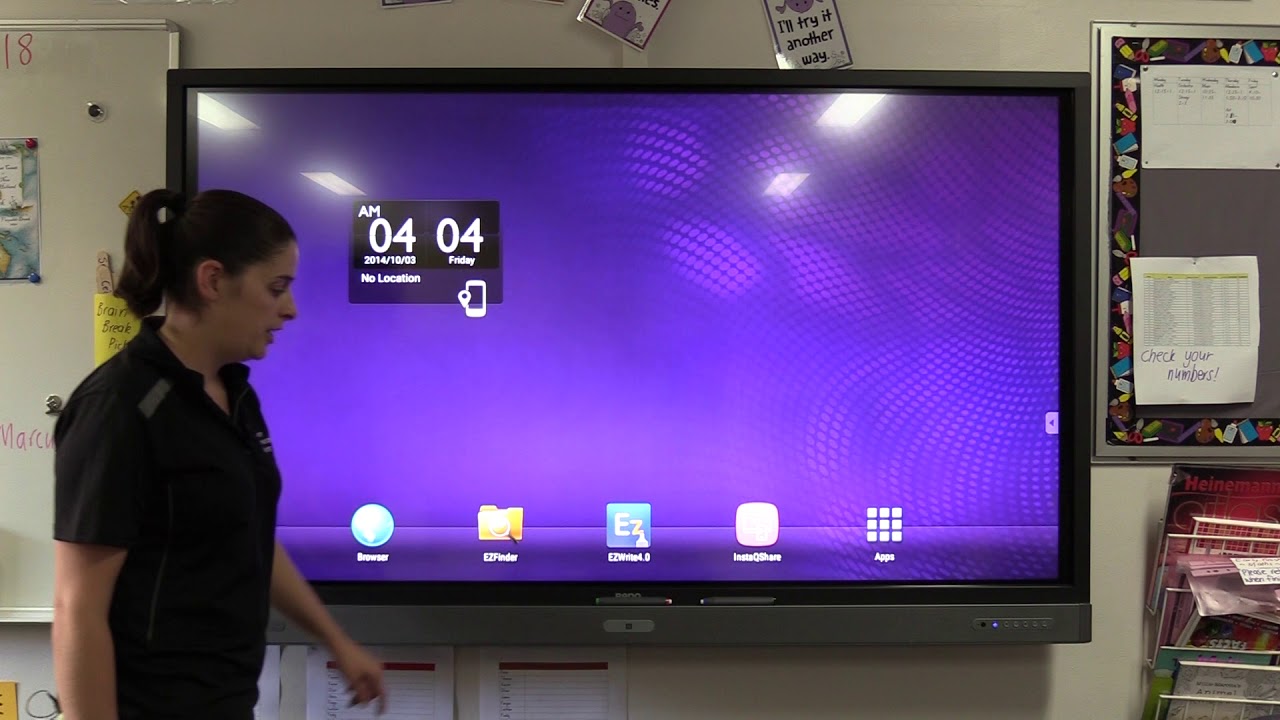 Introduction to the BenQ Interactive Panel - YouTube
