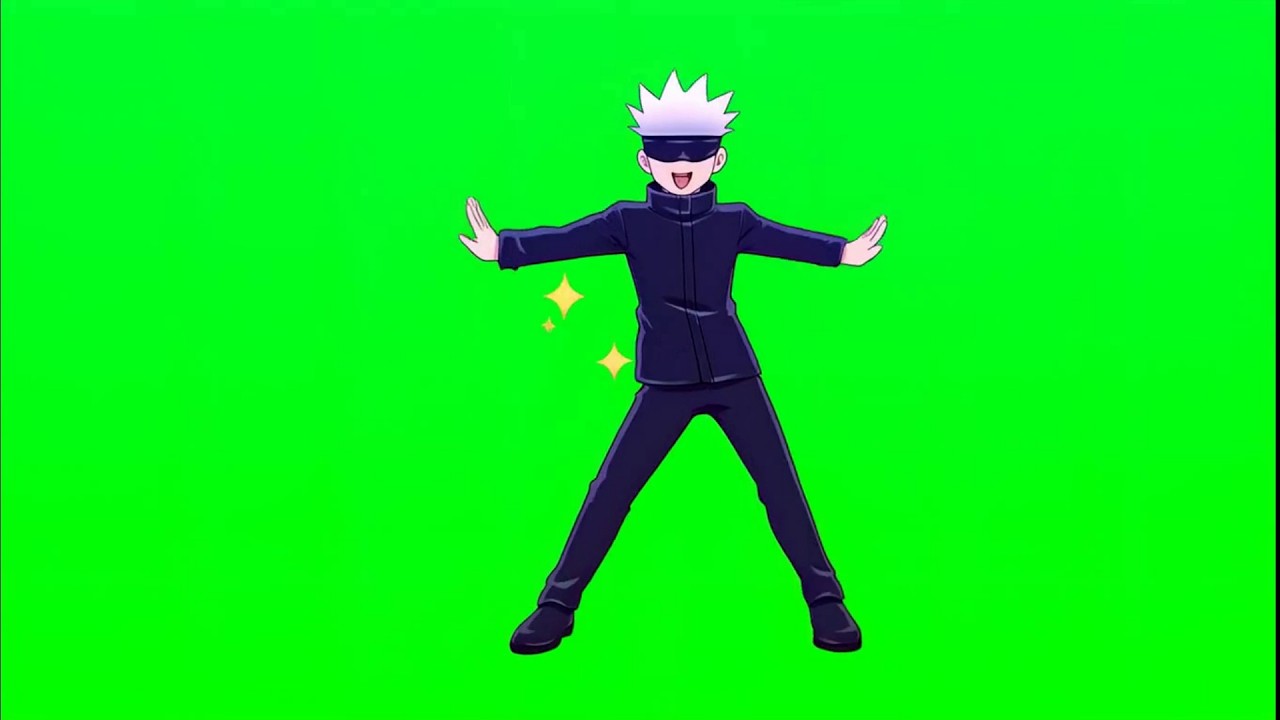 💥Gojo Dance Meme 💃🕺 | Anime Green Screen Loop (Perfect for Edits) - YouTube