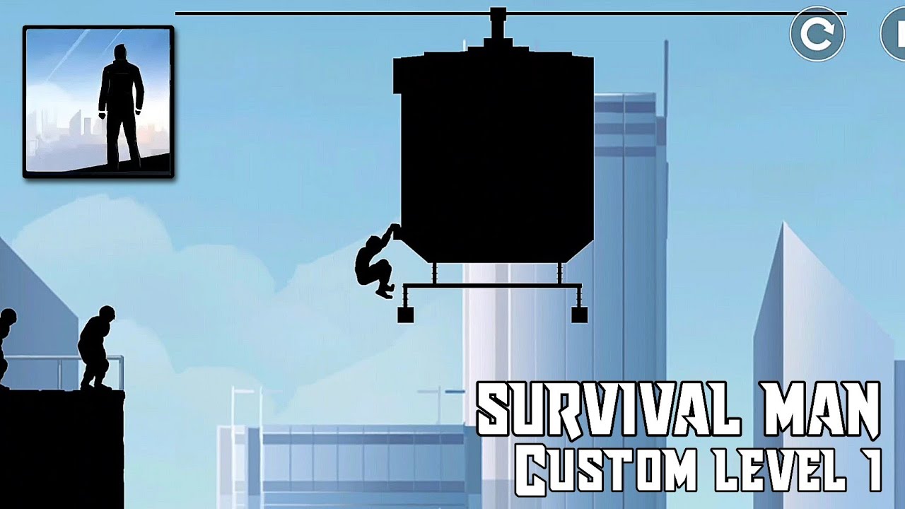 Vector Classic Custom Level 1 Gameplay 🔥|| Custom Level Survival man ...