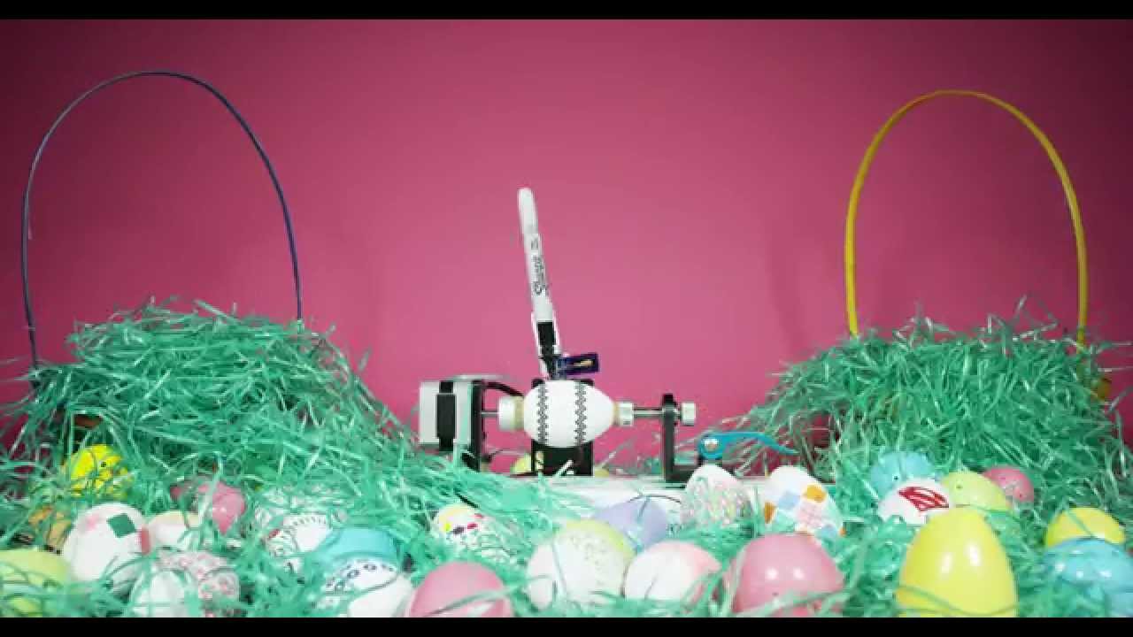 Happy Easter From HI! | Stop Motion EggBot Video - YouTube