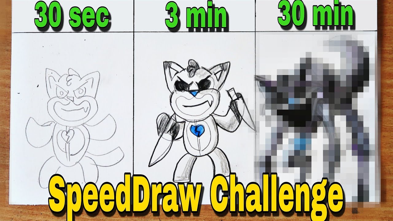 Drawing Frowny Fox in 30 sec, 3 min, 30 min | Rejected Critters ...