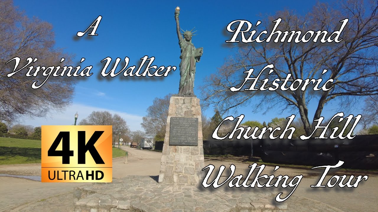 4K Early Spring in Historic Virginia Walk🌸 Peaceful Parks w/Captions ...