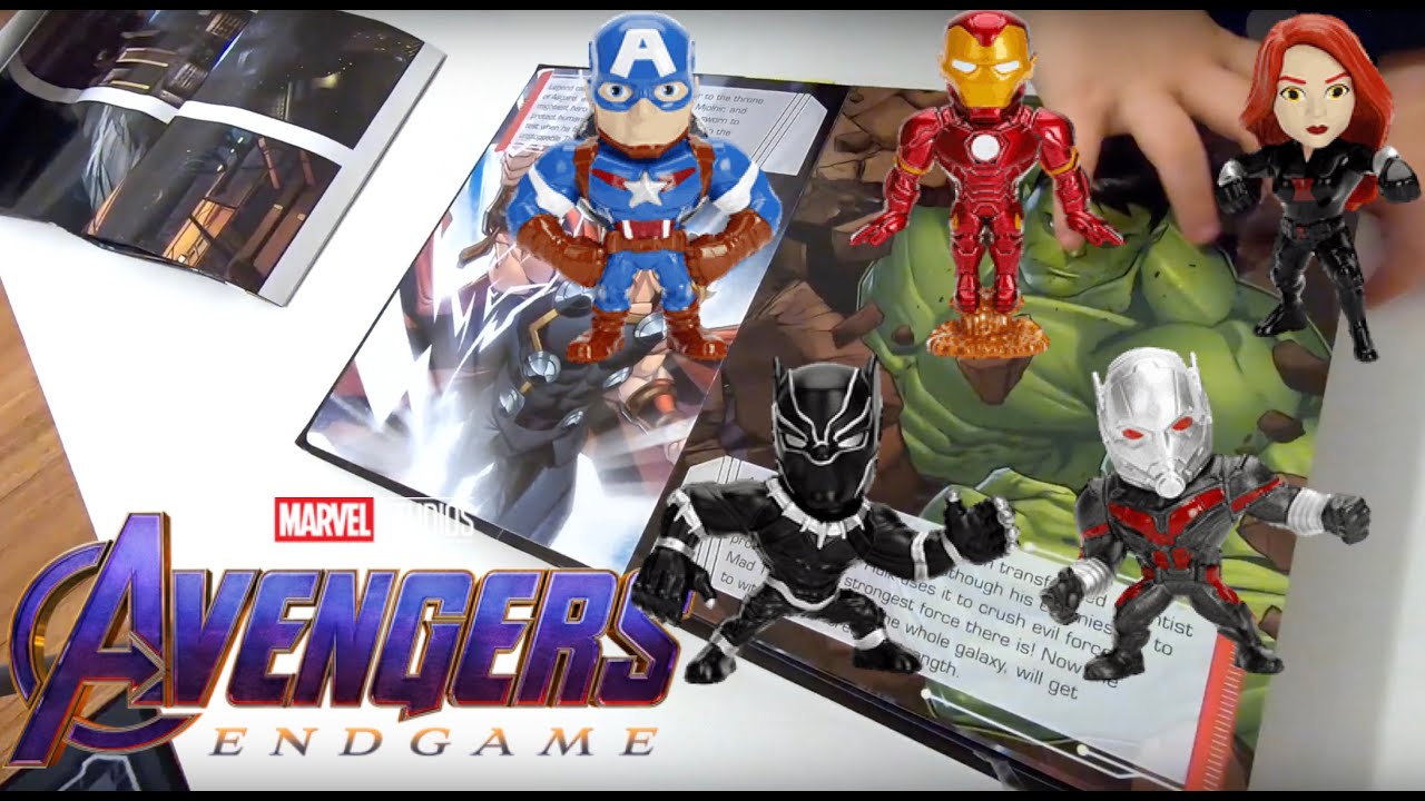 MARVEL AVENGERS Toys, Fun, Play | Avengers adventure and book - YouTube