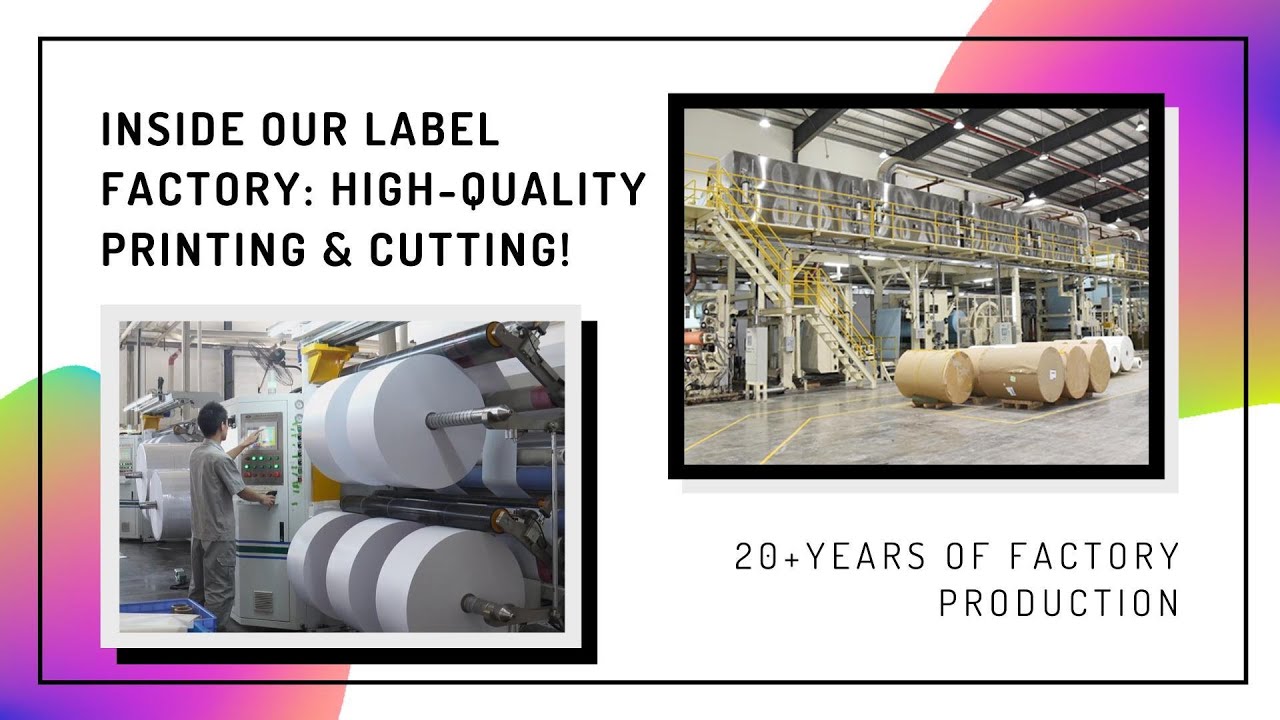 How We Make High-Quality Labels – Factory Tour! 🏭 - YouTube