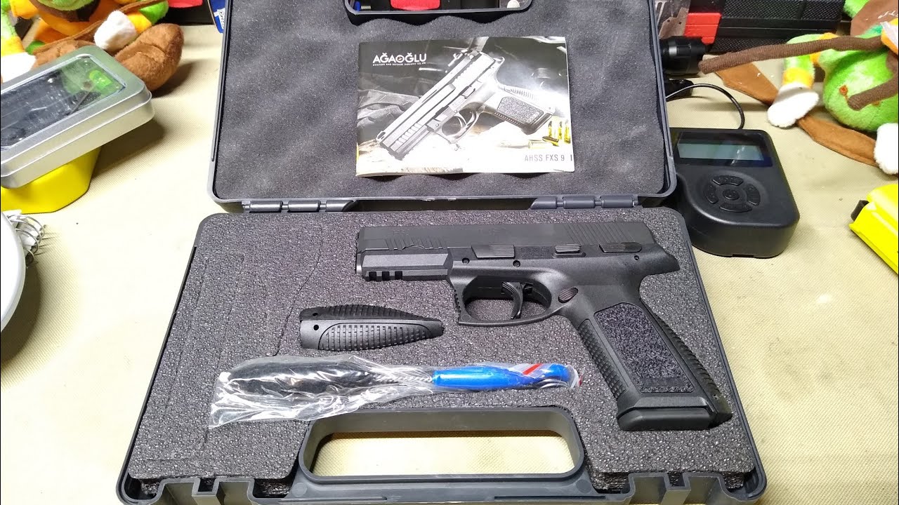 American Tactical FXS-9 9mm Pistol, unboxing and first impressions ...