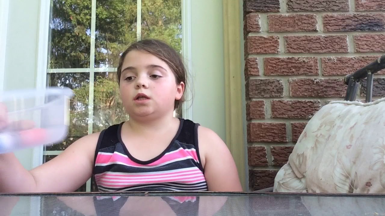 Sticky tack slime mixed with glue stick! - YouTube