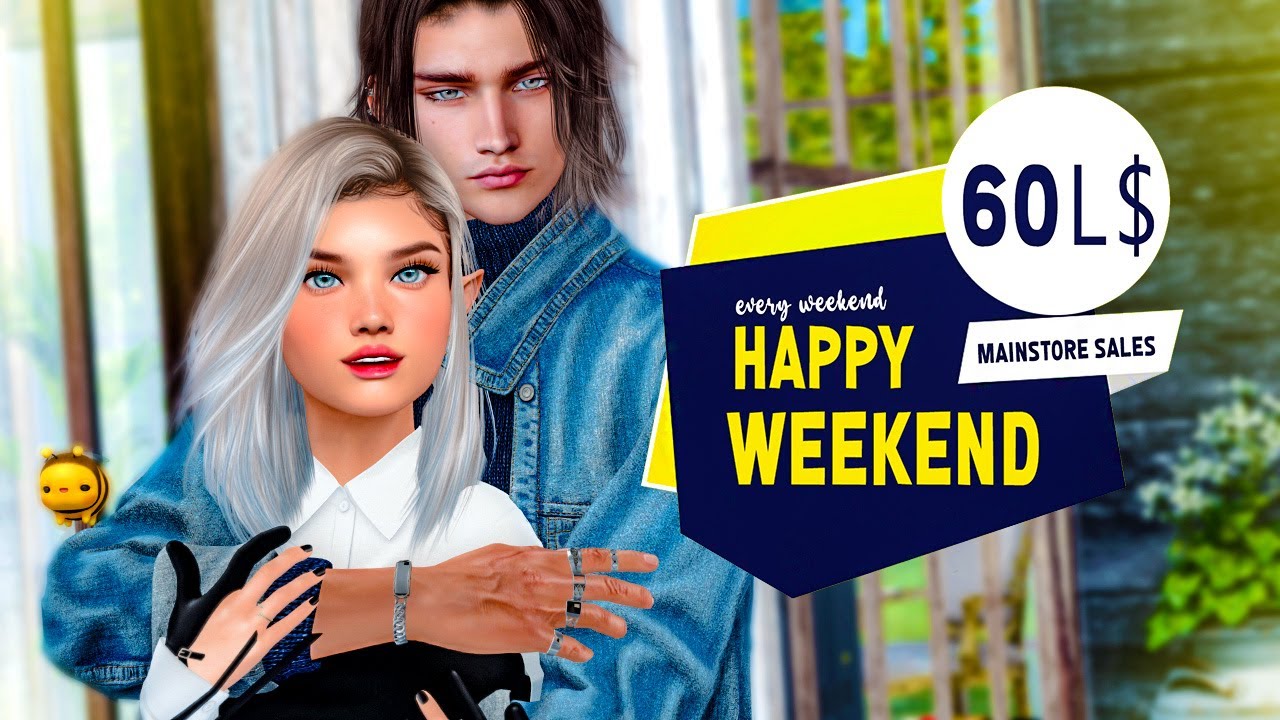 FREE GIFT Unisex Second Life ♥ Shop with me HAPPY WEEKEND Sale 60L with ...