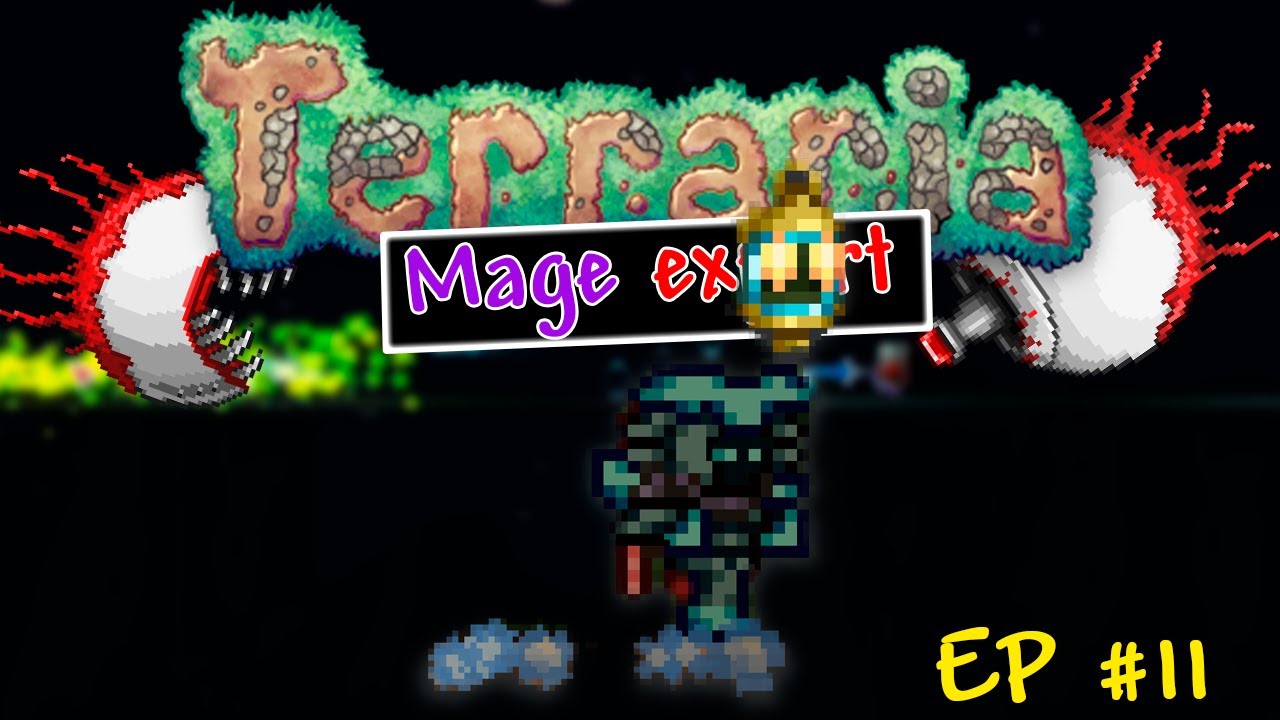Terraria Expert Mage Class - EP 11 l The Twins - YouTube