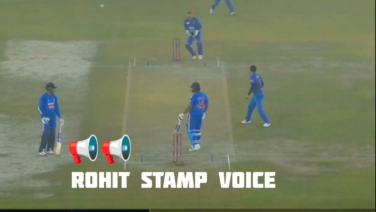 IND vs AFG Rohit was Very Angry 👿 | Rohit Stamp Voice Record| Rohit ...