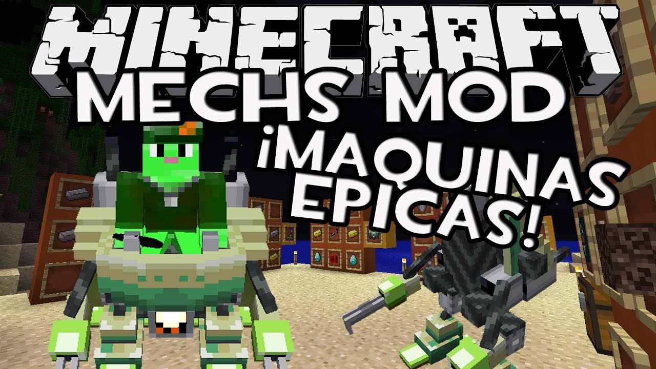 Minecraft 1.6.4: MAGITEK MECHS MOD - Construye y Controla Robots con ...