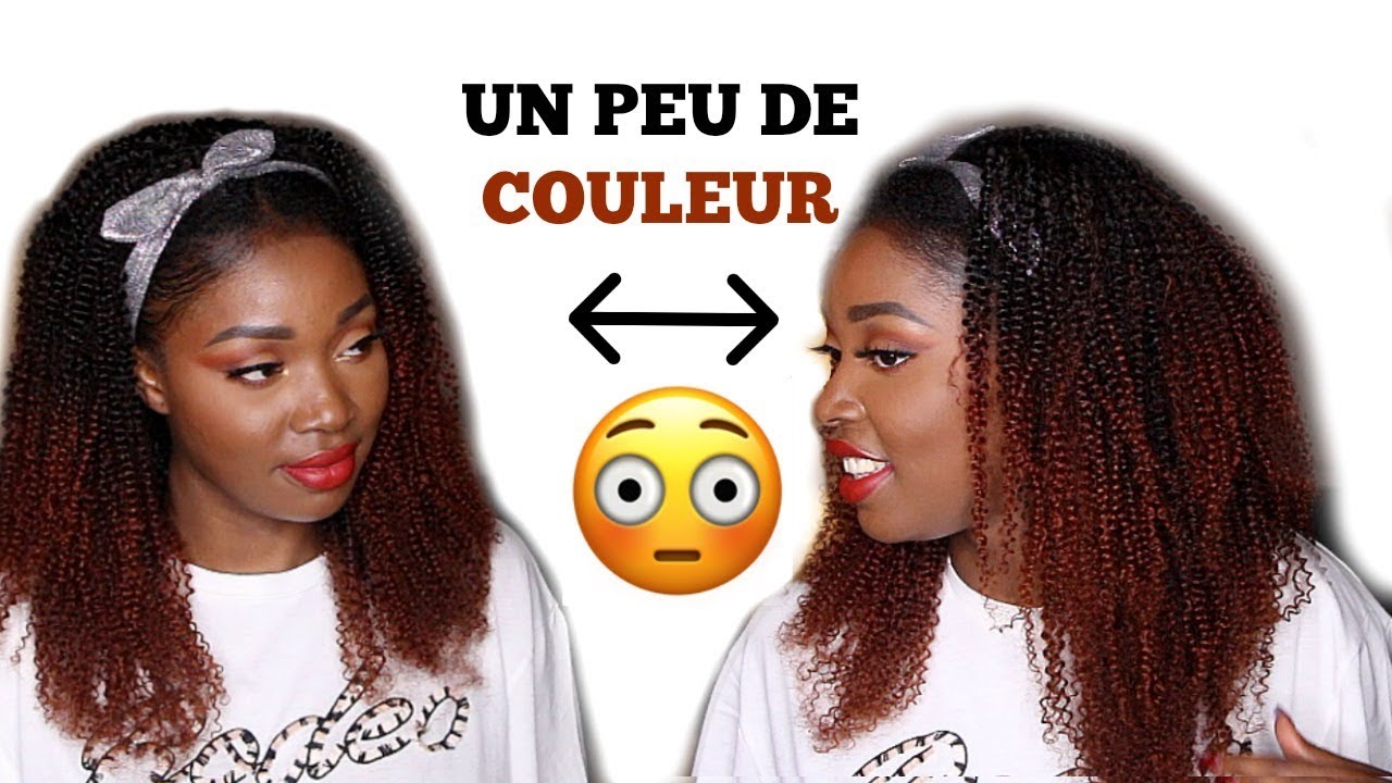 Coloration sur cheveux crépus/bouclés/frisés Feat. HGH - YouTube