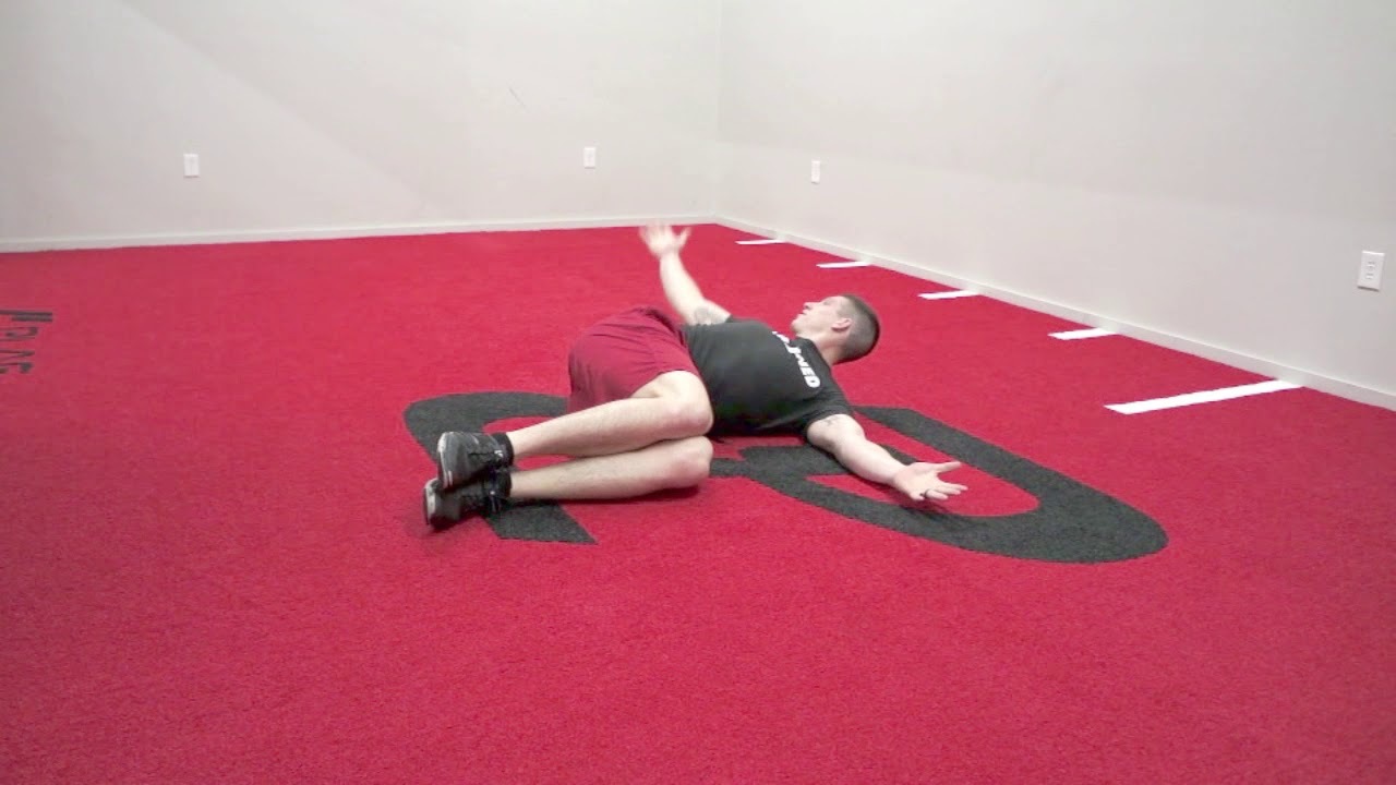 Lying T-Spine Rotations - YouTube
