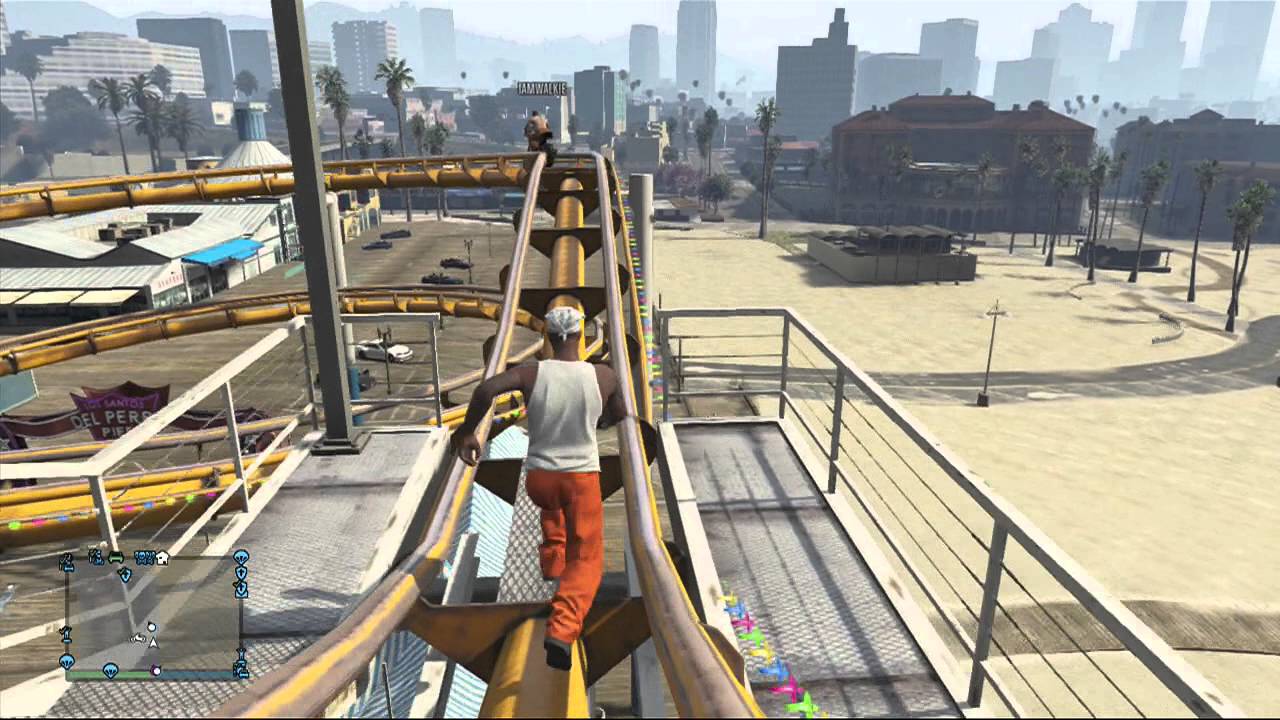 GTA 5 online free mode #8 "fair ground" - YouTube