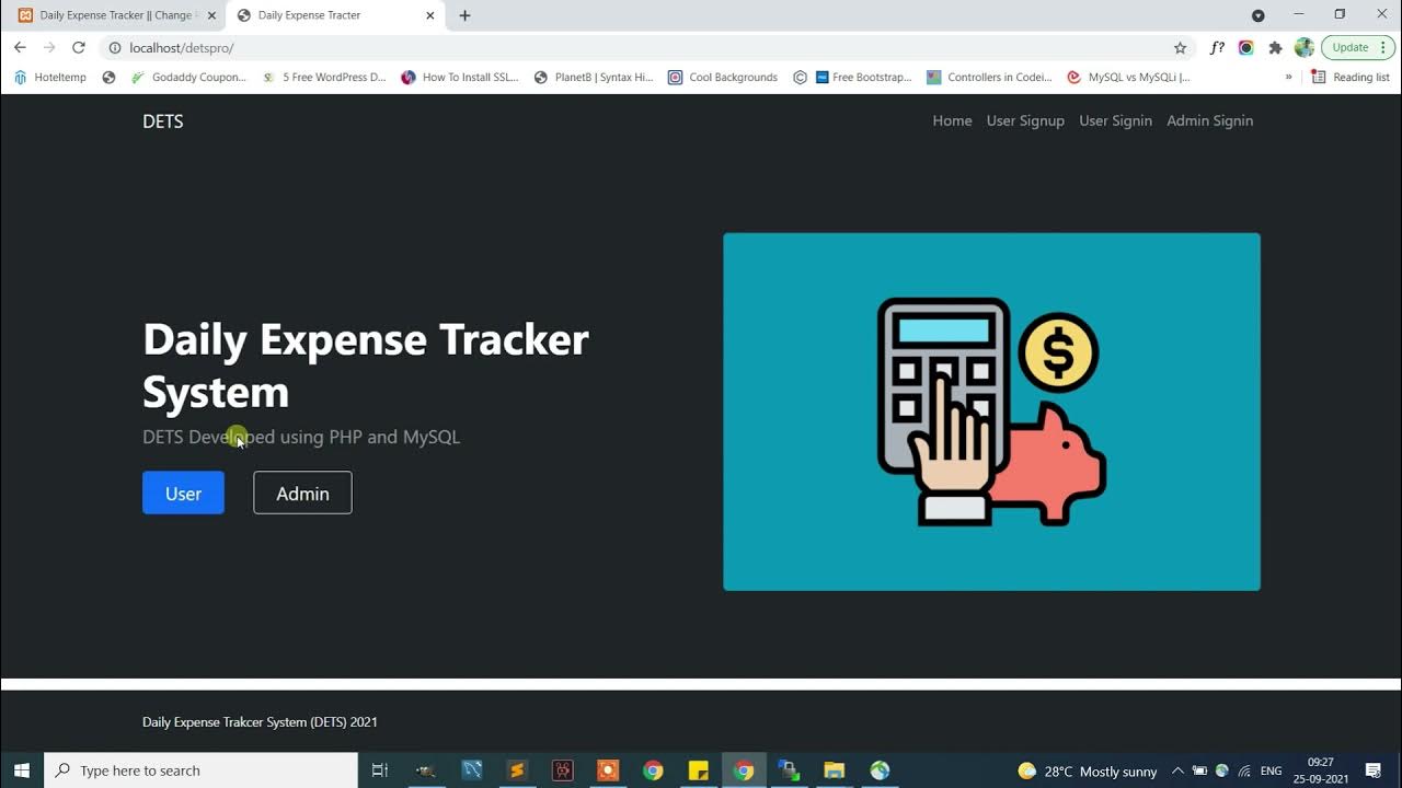 Daily Expense Tracker System Pro Version Using PHP Last Updated @ 23 ...