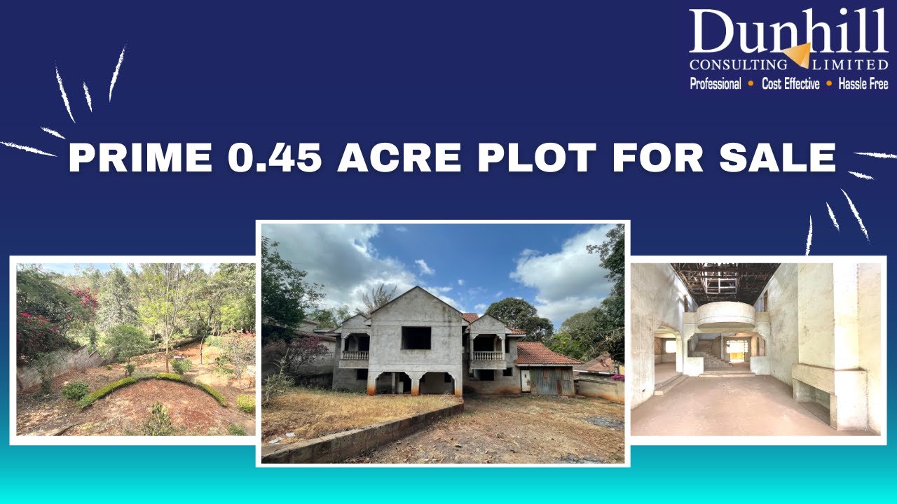 Prime 0.45 Acre Plot For Sale - Runda - Dunhill Consulting Ltd! - YouTube