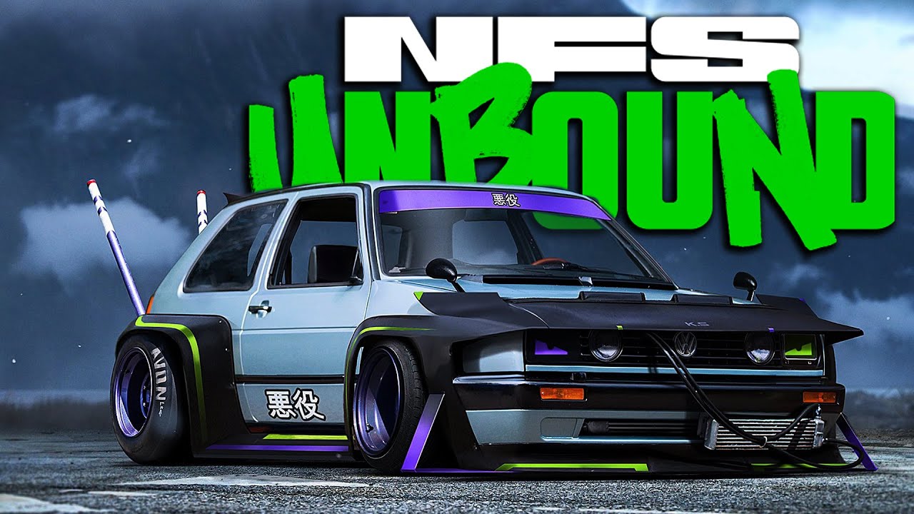 NEED FOR SPEED UNBOUND - MELHOREI AINDA MAIS O GOLF GTI - YouTube