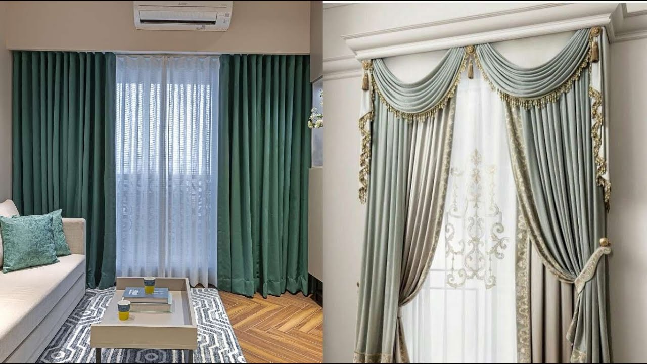 HOME DECOR ELEGANCE LUXURY LIVING ROOM CURTAIN IDEAS || BEAUTIFUL AND ...