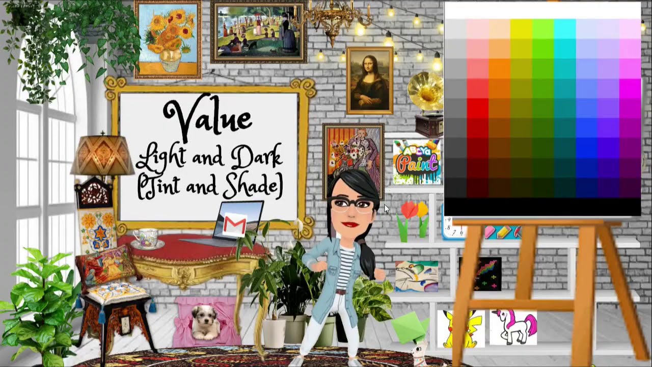 [Value] Mountain Landscape Drawing [Elements of Art Lesson for Kids ...