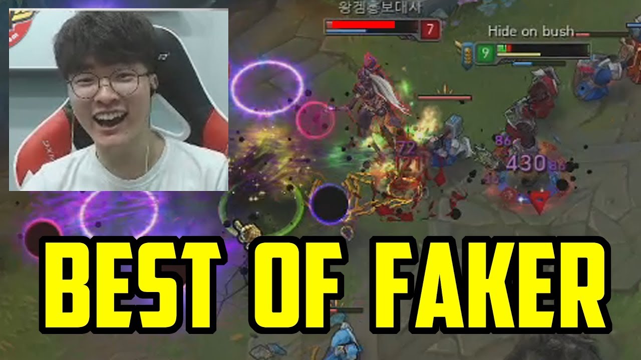 BEST OF FAKER'S STREAM MONTAGE - Best Plays & Funny Moments on ...
