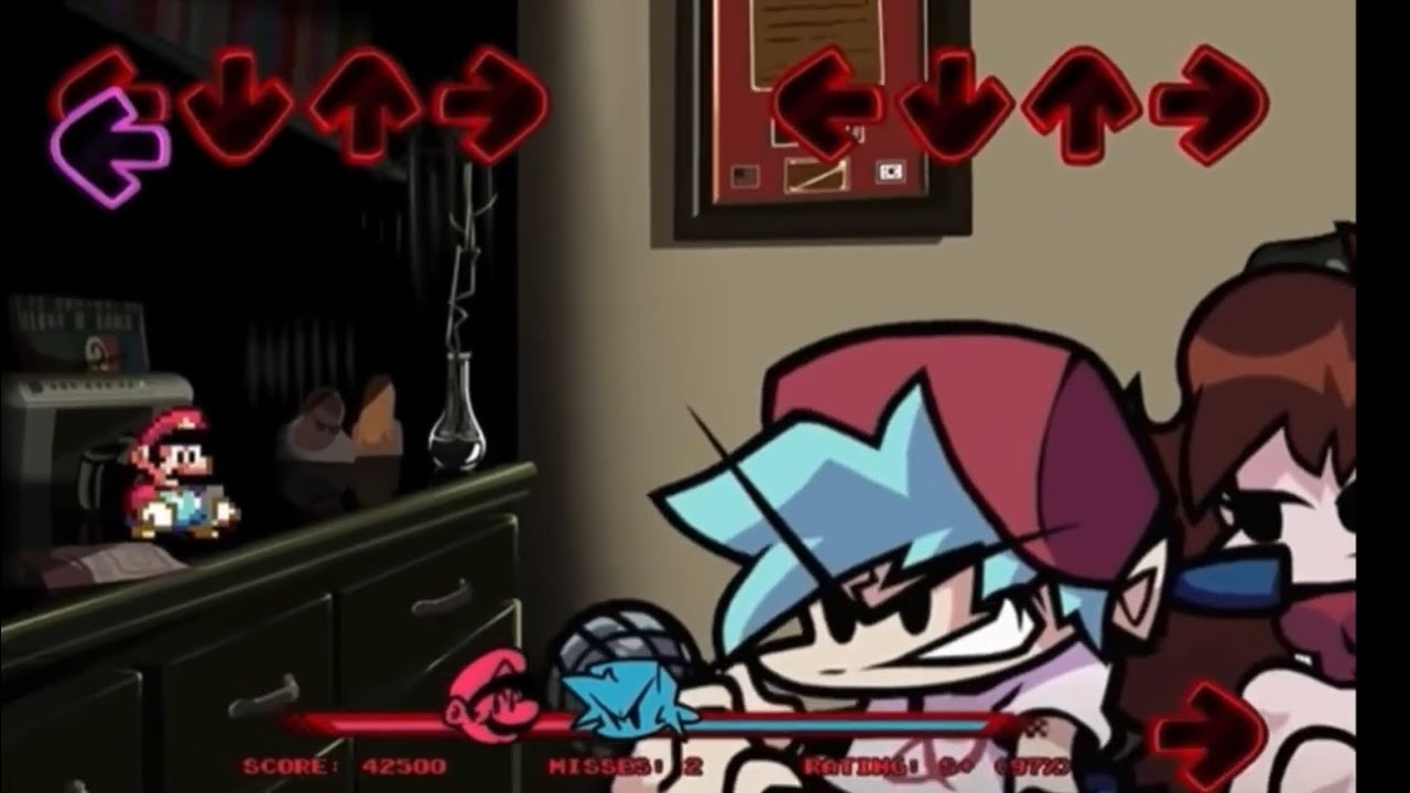 fnf marios madness gf death comp 💀 (PART 2) - YouTube