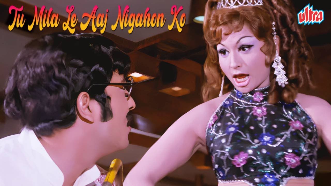 Tu Mila Le Aaj Nigahon Ko 4K : Dance Song | Asha Bhosle | Vinod Khanna ...