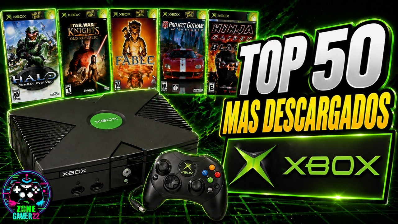 TOP 50 JUEGOS XBOX🔥Los Más Recordados y Clasicos de la Xbox 🎮🔥Pack Con ...