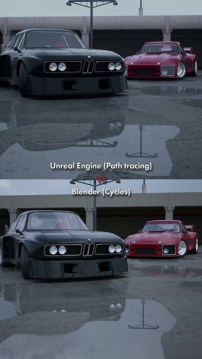 Unreal Engine (Path tracing) vs Blender (Cycles) - YouTube