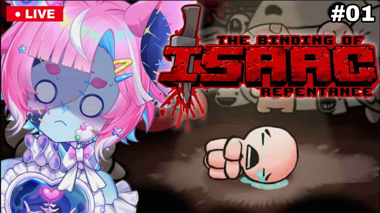Binding of Isaac!! What a cute game— 🍭🎀 !clip !discord - YouTube