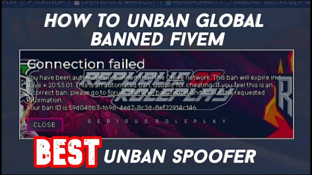 CHEAP SPOOFER FIVEM l REMOVE BAN EASY IN 3 Min - YouTube