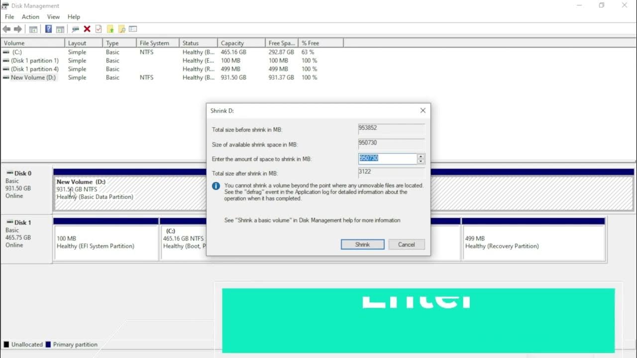 How to create disk partition - YouTube