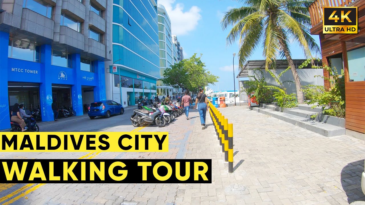 Maldives Male' City 4K Walking Tour: Discover Island Life in Stunning ...