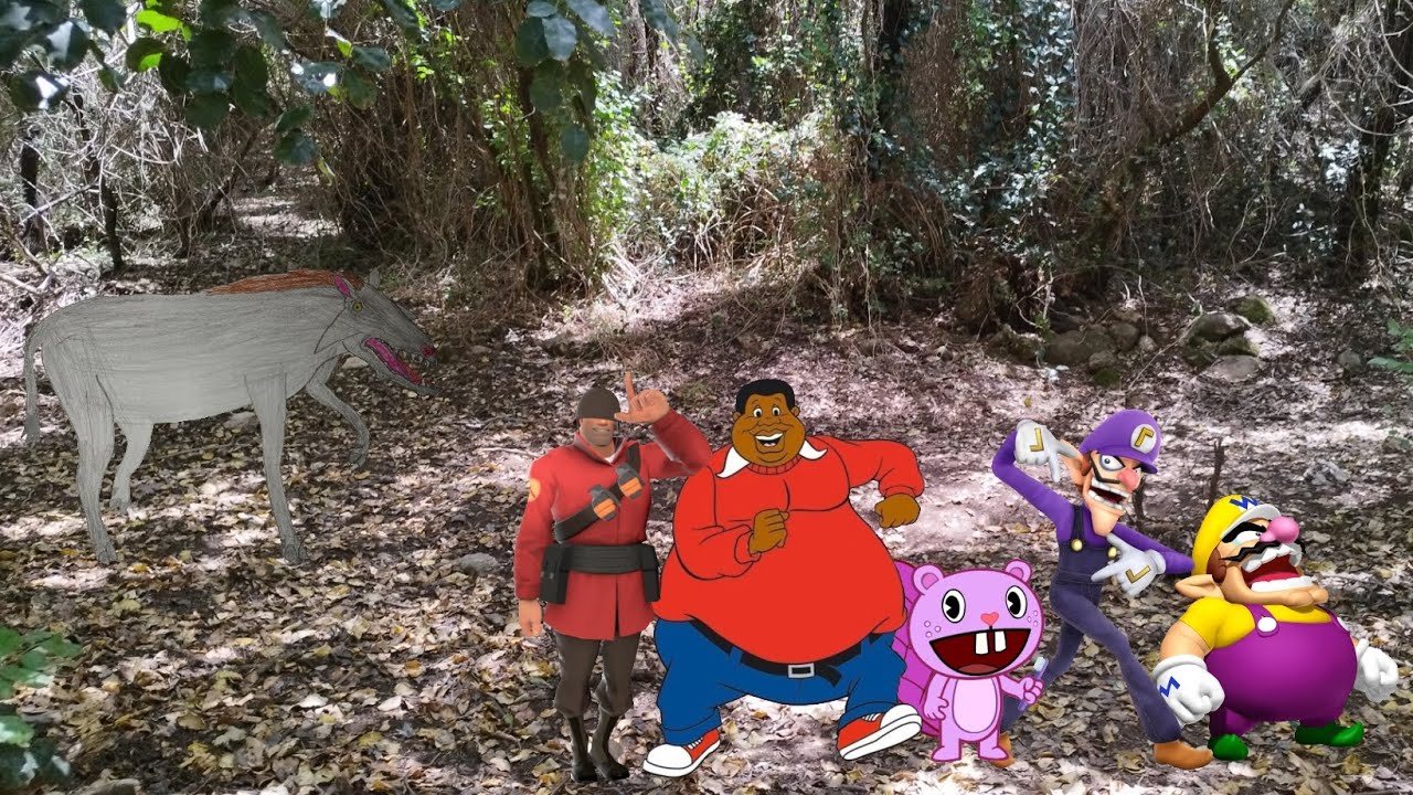 Wario, Waluigi, Toothy, Fat Albert & Soldier Dies By Archaeotherium ...