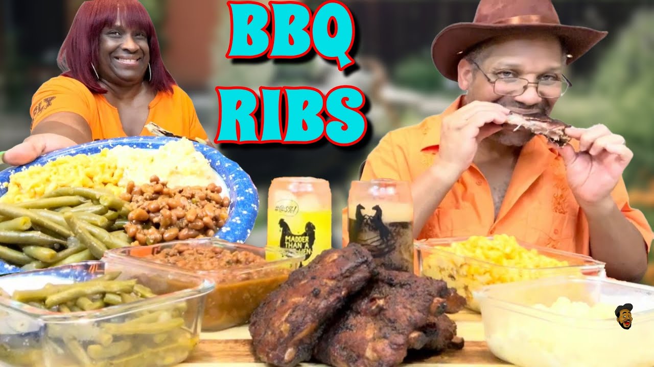 EATING BBQ RIBS! - YouTube