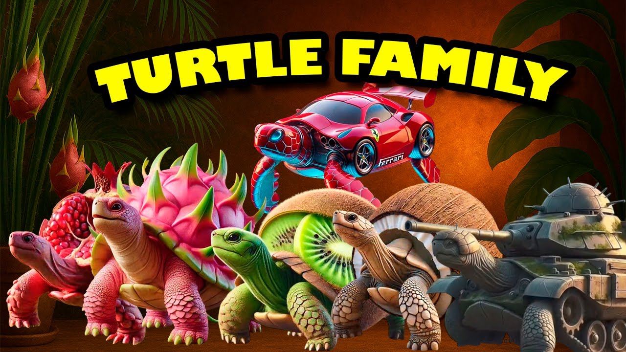All Italian Brainrot Turtle Family - YouTube