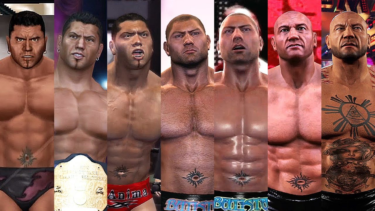 The Evolution of Batista Entrances in WWE Games (2003 - 2023) !!! WWE ...