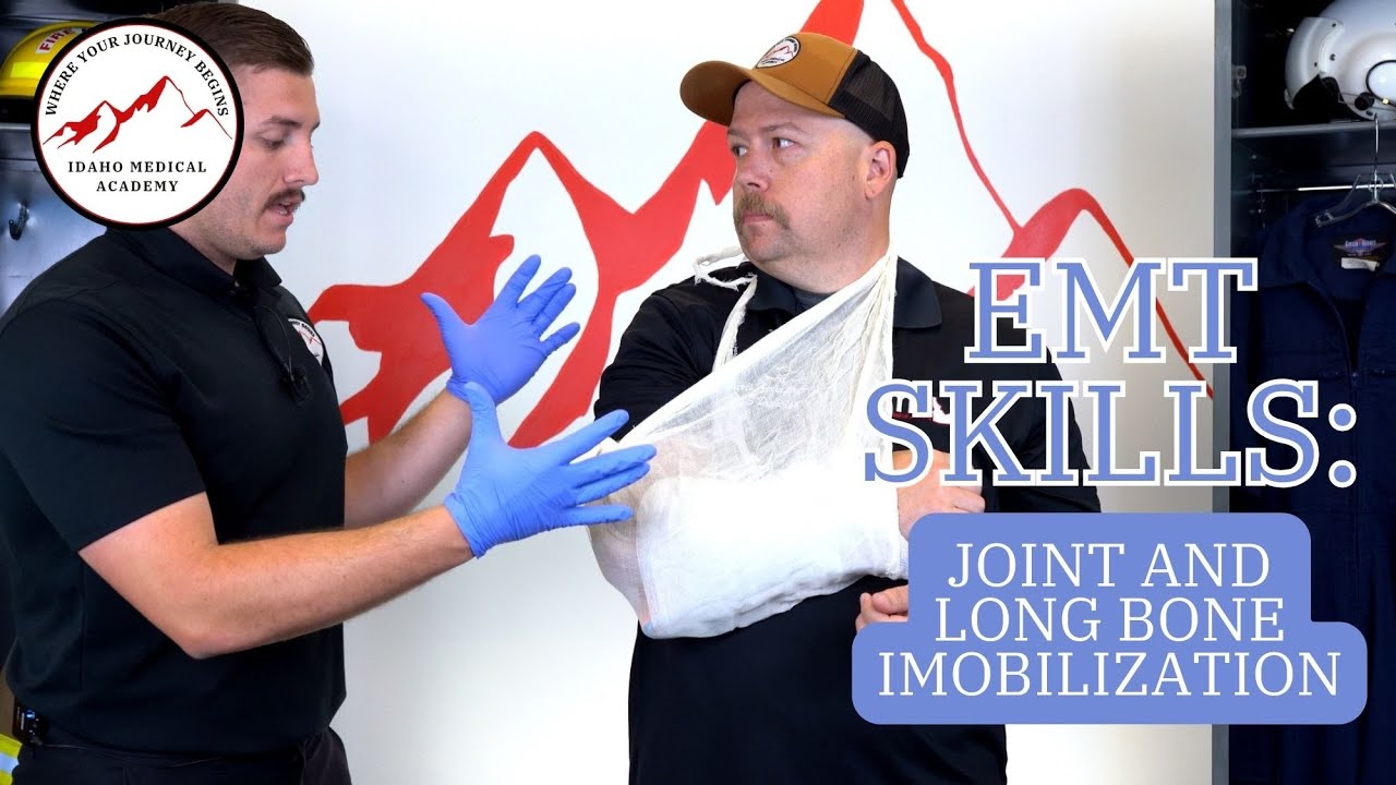 Joint and Long Bone Immobilization Skill Video - YouTube