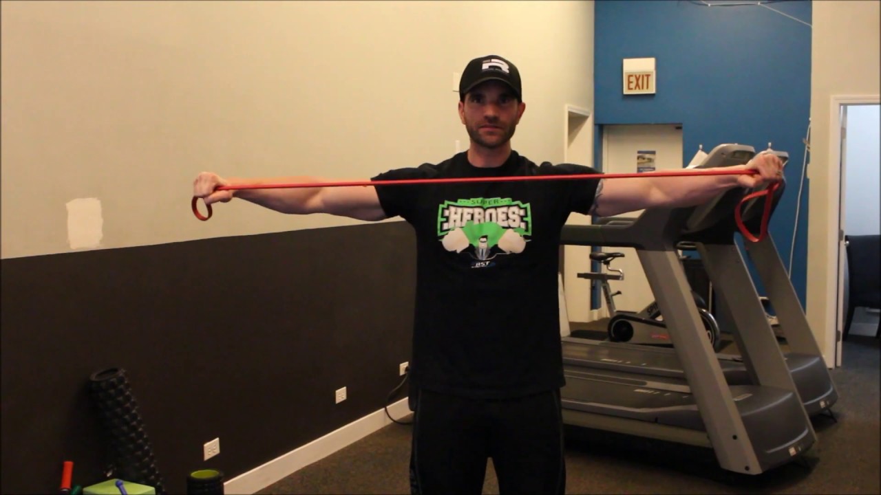 Band Pull Apart | Increase Shoulder Stability Before Your Workout ...