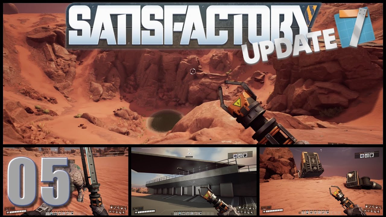 Satisfactory S2-Ep 05: Hard Drives, Steel, and Failed Building - YouTube
