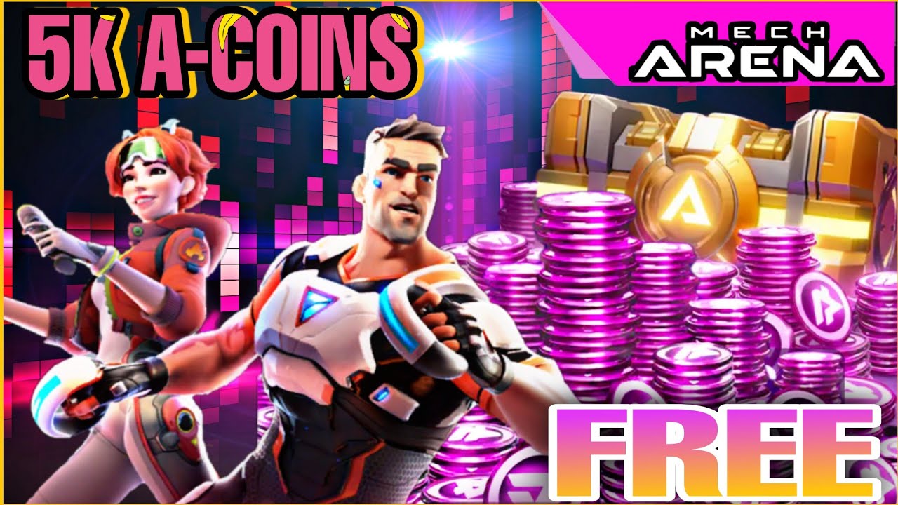 Win 5000 A-Coins FREE😌||Mech Arena :D||5K A-coins Giveaway 🏆💖 - YouTube