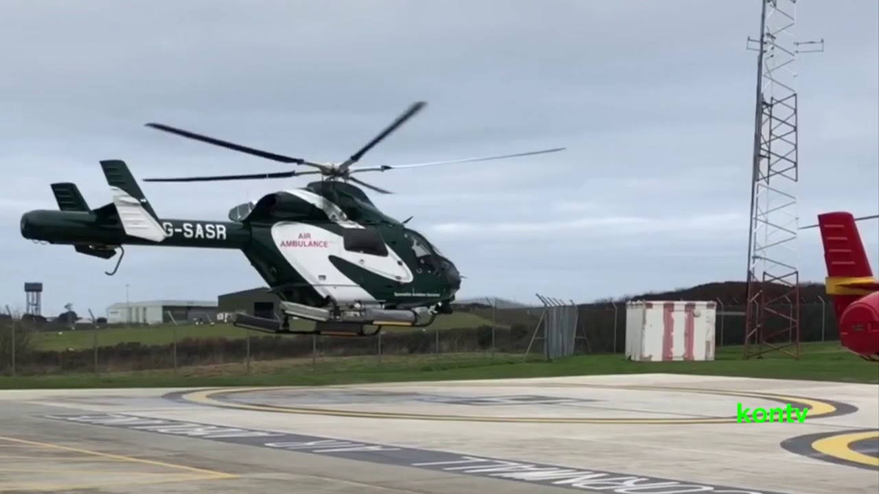 Special Aviation Service start up and take off NQY - YouTube