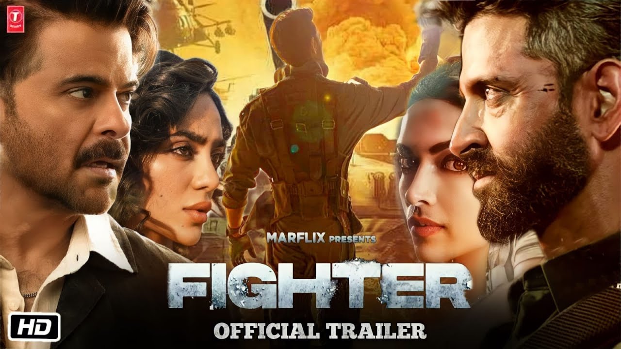 Fighter Official Trailer | Hrithik Roshan | Deepika Padukone | Anil ...