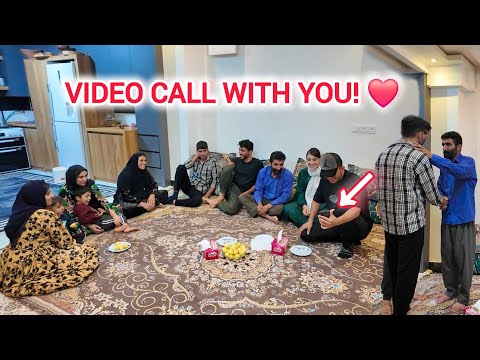 A Special Video Call with One of Our Viewers! ❤️ | Tela & Dariush Spend Time with Amir's Family