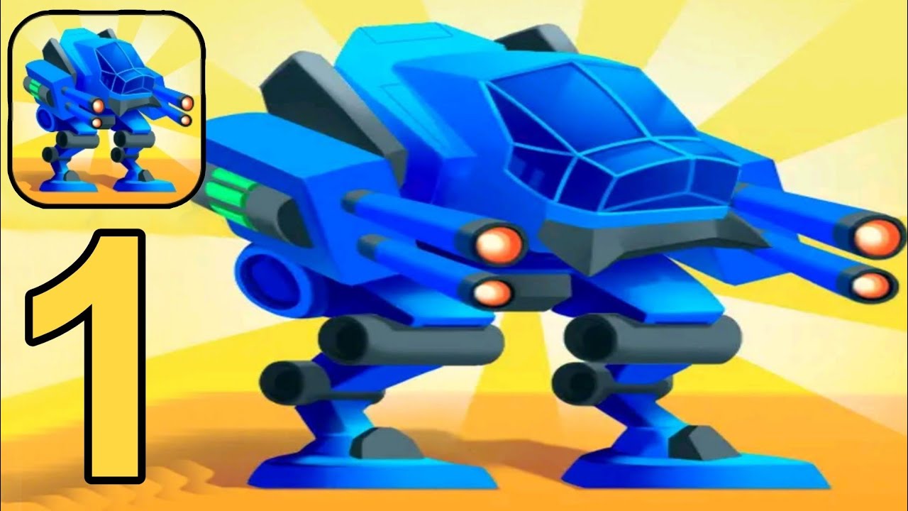 Mech War: Robot Army - Gameplay Walkthrough Part 1 All Levels 1 to 4 ...
