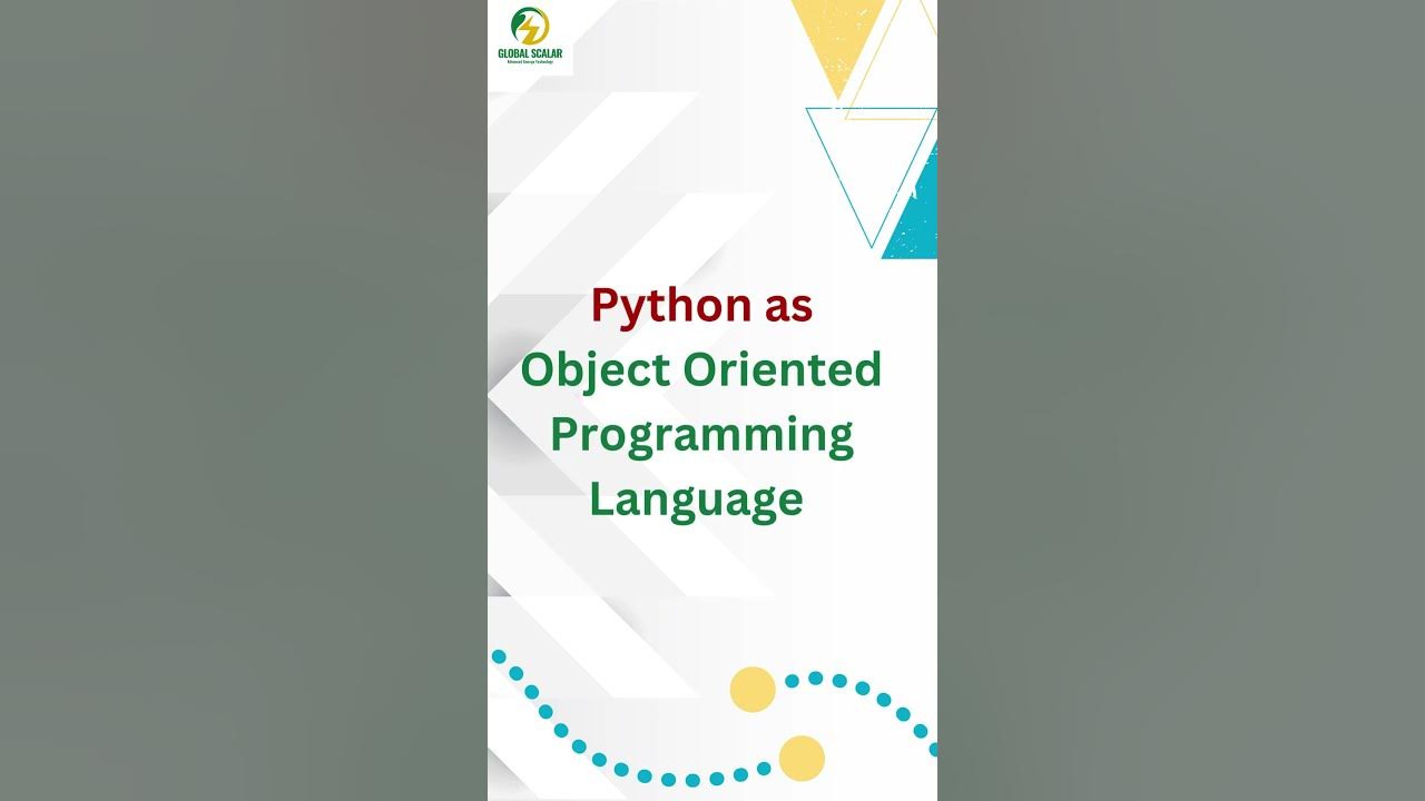 Python As Functional And Object Oriented Programming Language Pythonprogramming