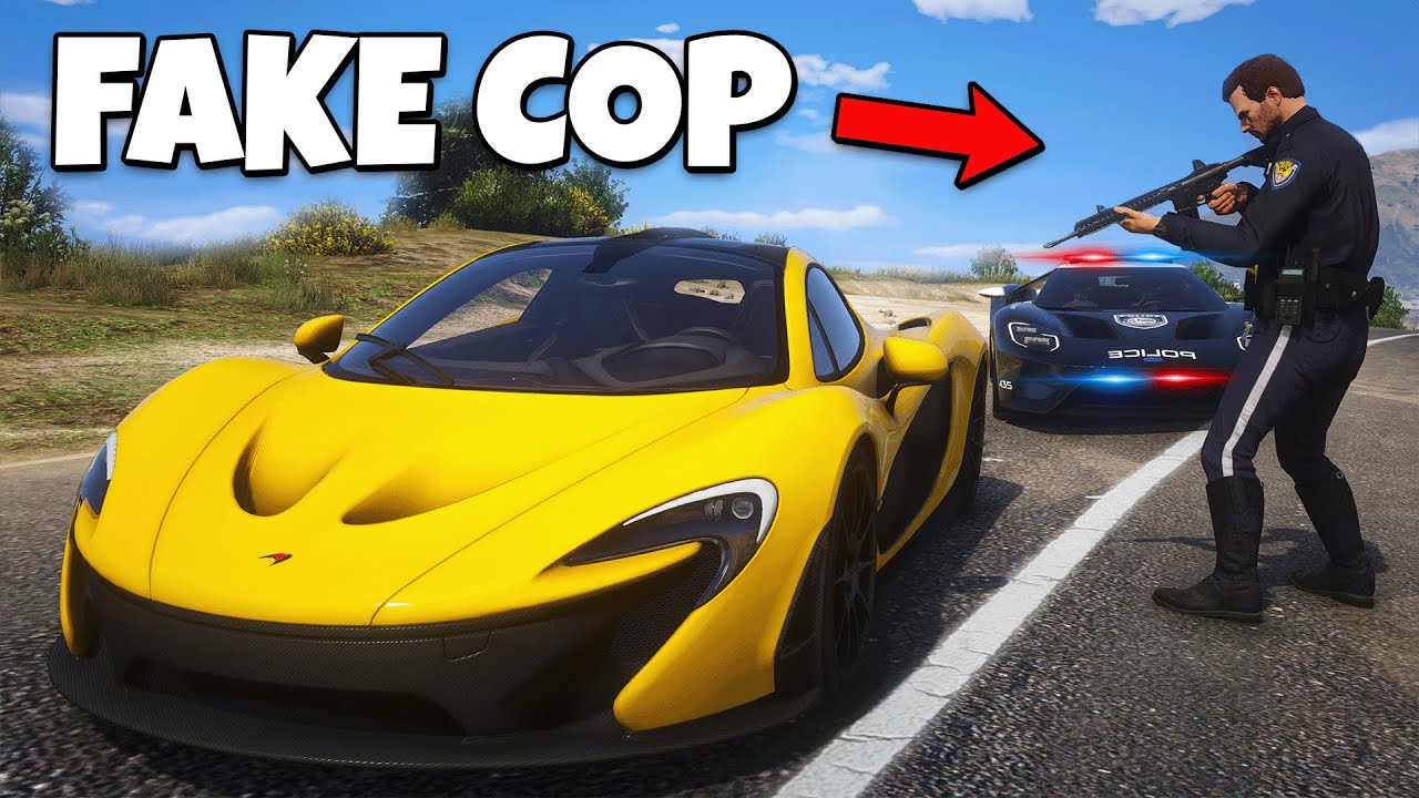 Stealing Super Cars as Fake Cop in GTA 5 RP.. - YouTube